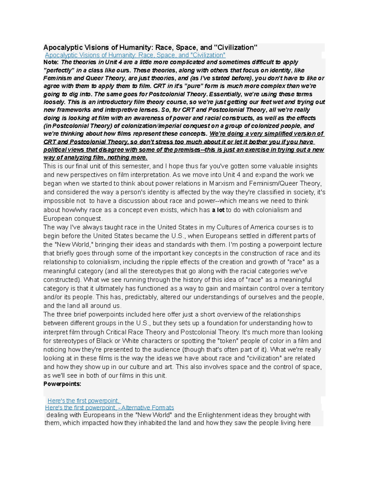 Apocalyptic Visions of Humanity - These theories, along with others ...