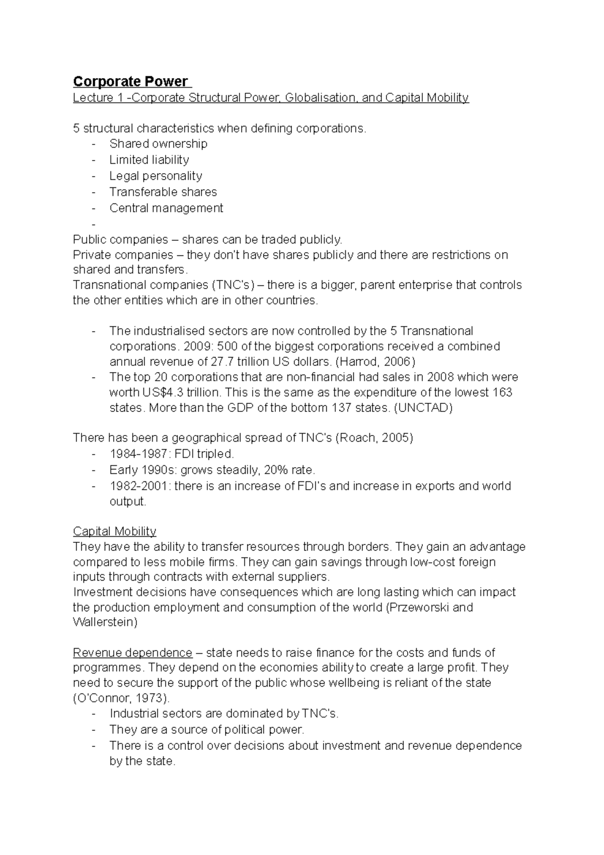 Corporate structural power and trade and investments - Corporate Power ...