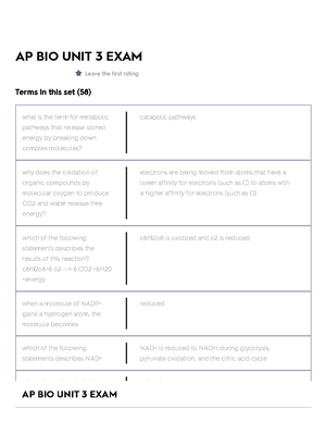 Biology unit 3 exam Flashcards Quizlet - biology unit 3 exam Leave the ...