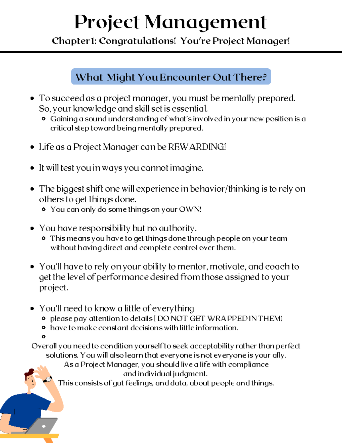 Project Management Chapter 1 Prt 2 1 - Project Management Chapter 1 ...