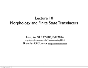 Natural language processing - Kcs072 - AKTU - Studocu