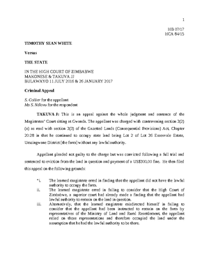 5 THE Structure OF THE Courts IN Zimbabwe AND Their Jurisdiction - 5 ...