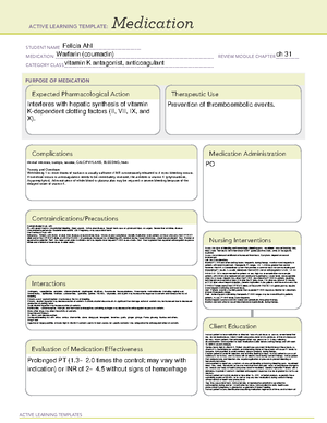 Carafate (Sucralfate) - ACTIVE LEARNING TEMPLATES Medication STUDENT ...