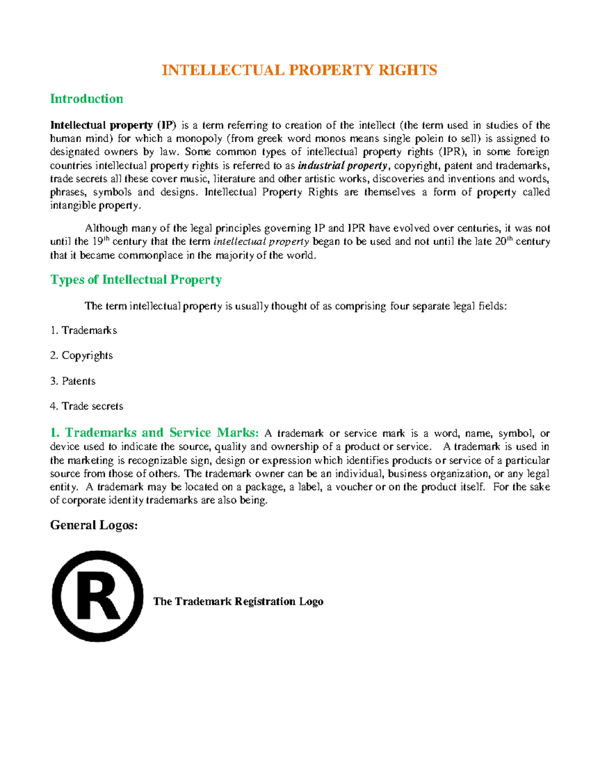 Unit 4 Research Methodologies - Introduction INTELLECTUAL PROPERTY ...