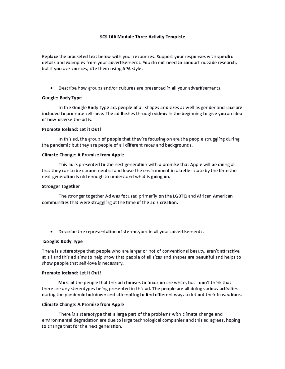 Module+Three+Group+and+Cultural+Representation - SCS 100 Module Three ...