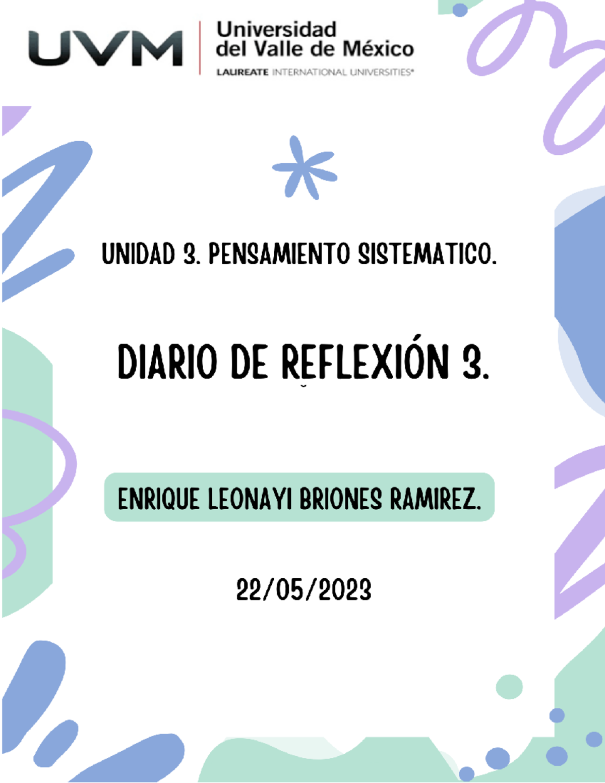 Diario de reflexión 3. ELBR - Empatia - Studocu