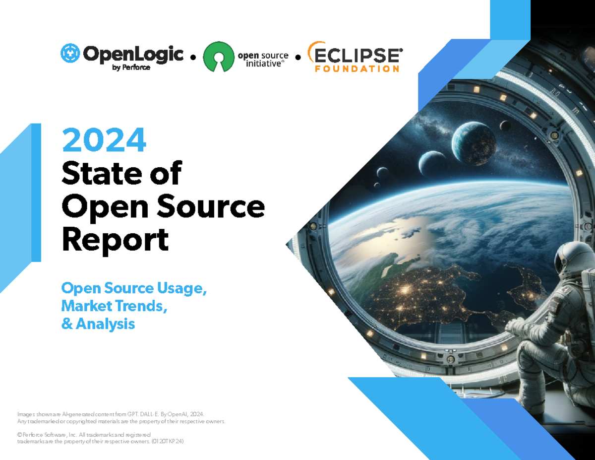 Report ol state of oss 2024 - Images shown are AI-generated content from GPT. DALL·E. By OpenAI ...