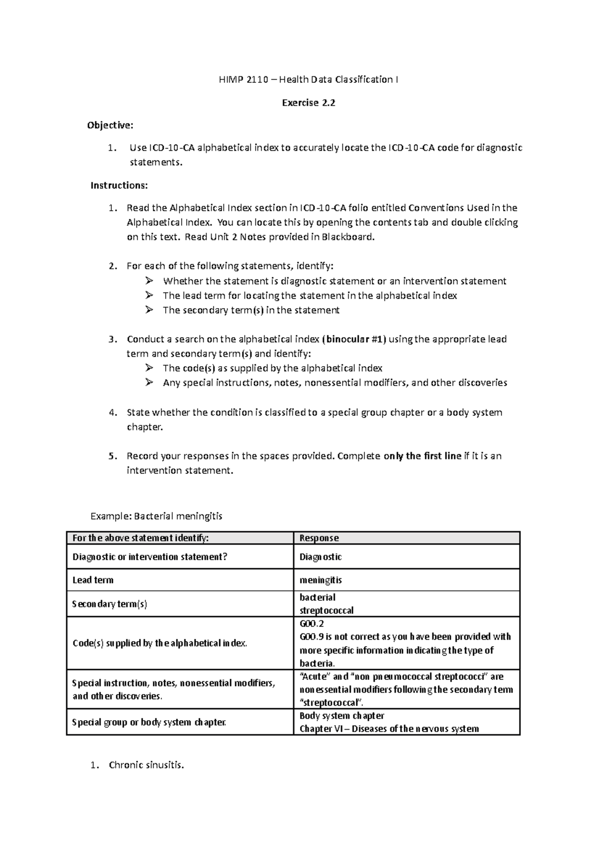 Exercise 2 - descripcion de la materia - HIMP 2110 – Health Data ...