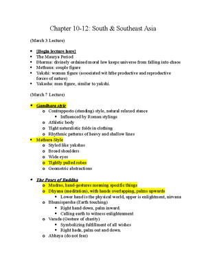 Chapter 1-3 Notes - Chapter 1: Pre-historic Prehistoric: all of human ...