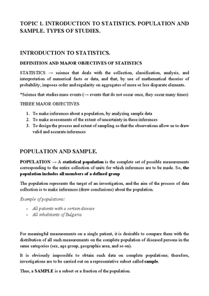 Solved MCQ of Biostatistics final - 1 M.C’s of Biostatistics Compiled By Dileep Kumar (Post R ...