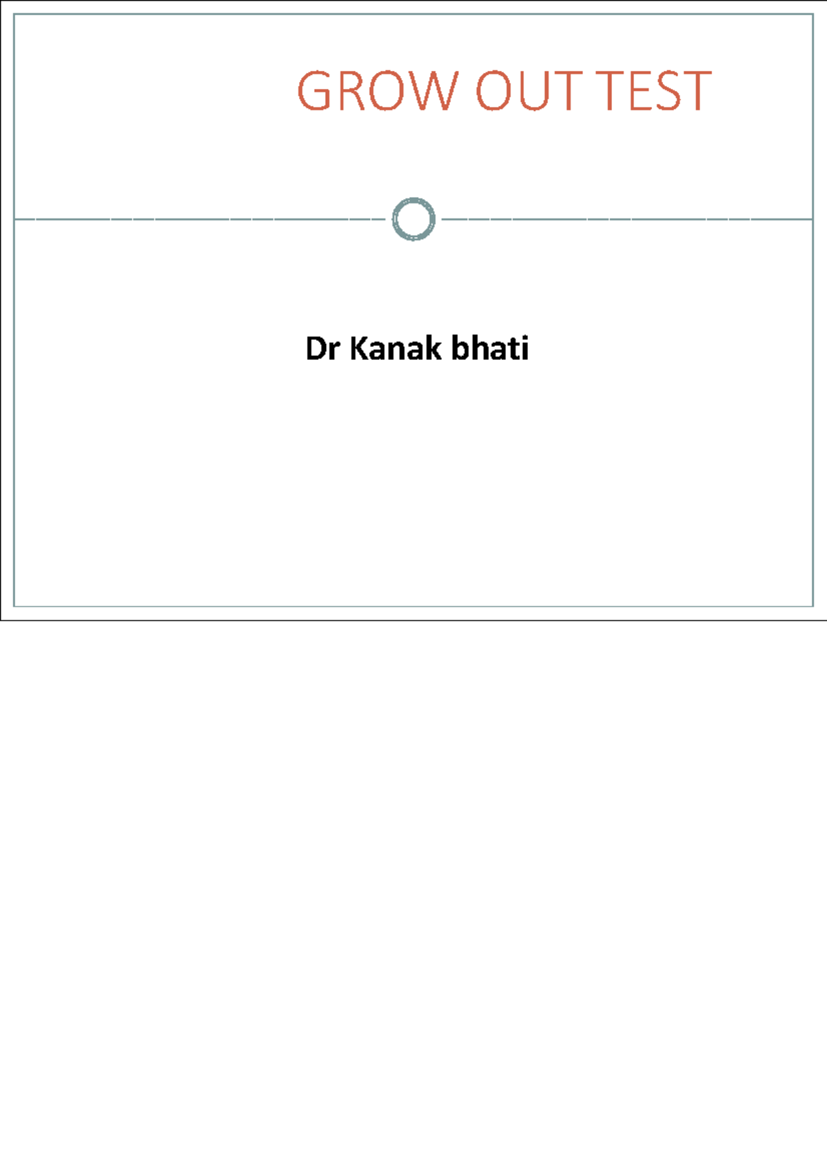 GPB202 UNIT-4 Full Merged - GROW OUT TEST Dr Kanak bhati GERMINATION ...