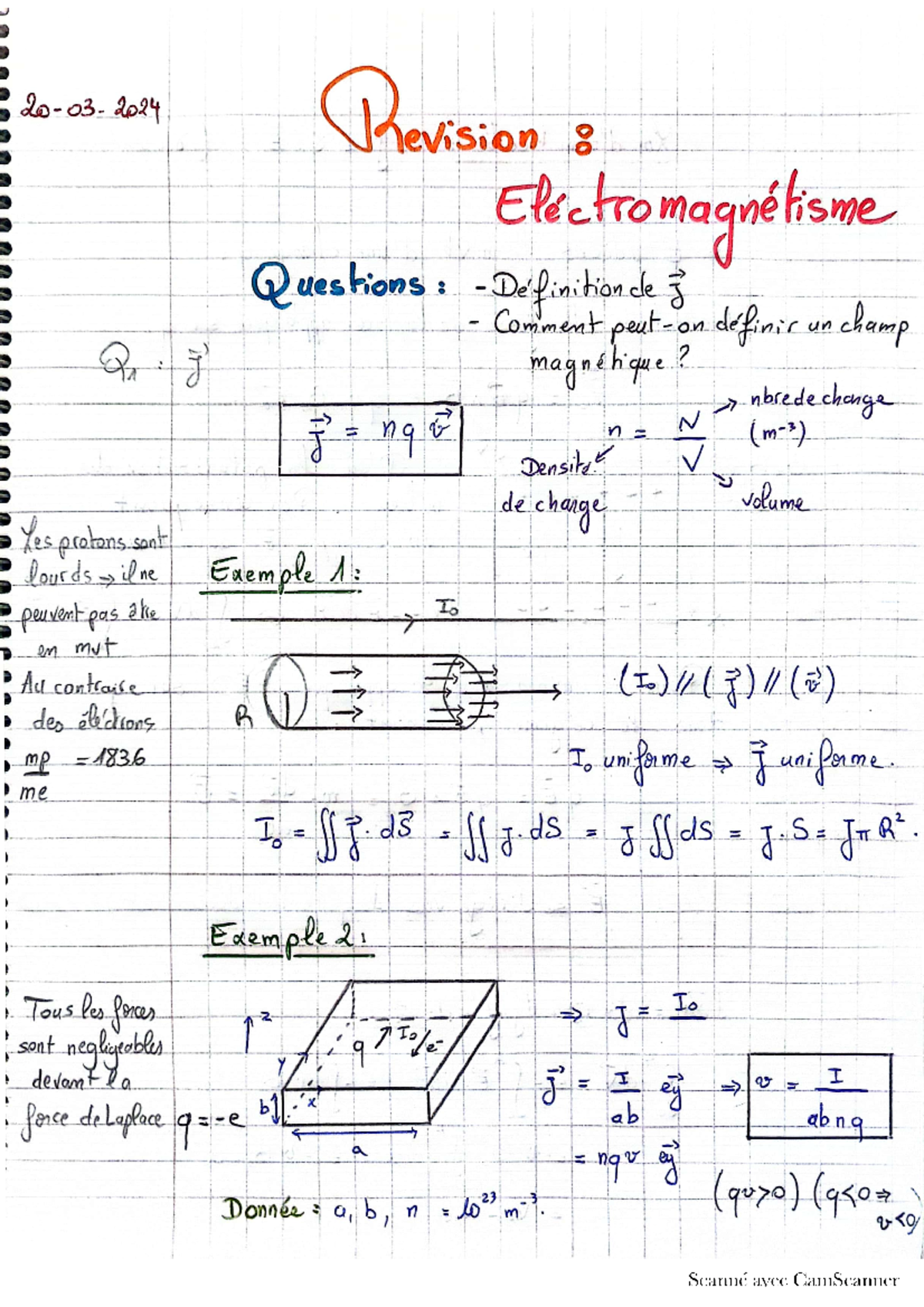 Révision Électromagnétisme - TD3_electronique - Studocu