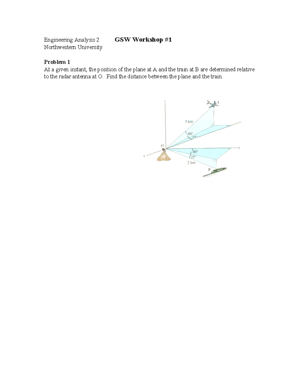 Worksheet 1 and Solutions - Engineering Analysis 2 GSW Workshop ...