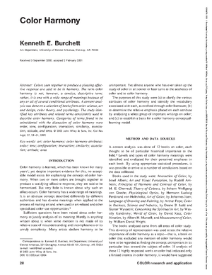 Week2 Enhancing design using color - Colour Design. dx.doi/10.1016/B978 ...