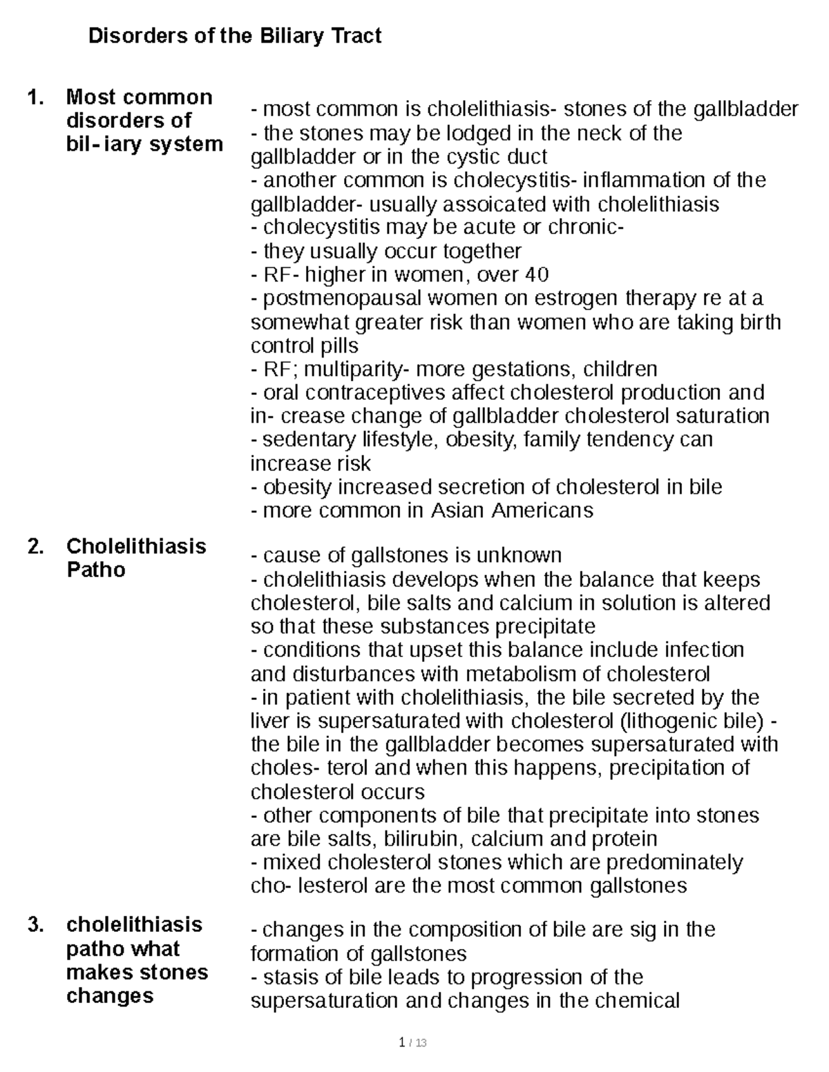 Disorders of the Biliary Tract - Most common disorders of bil- iary ...