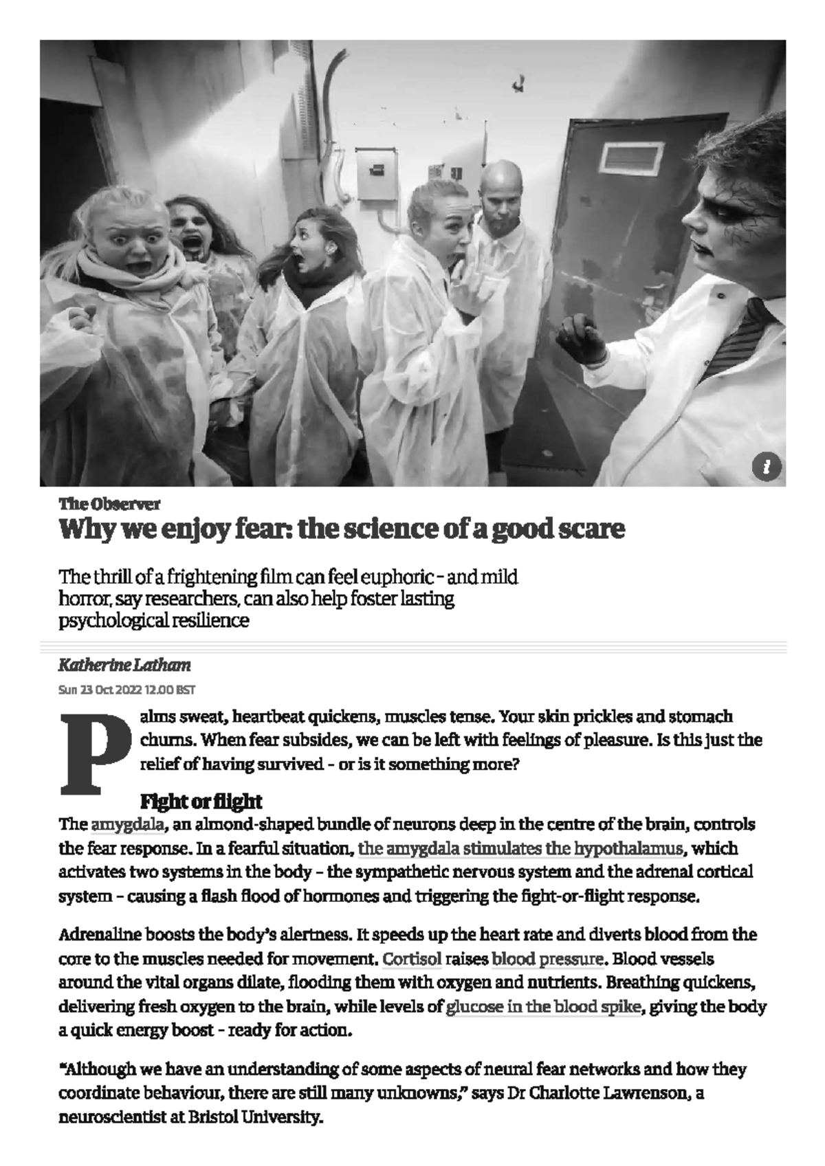 20240718 T010512539 - English language - i The Observer Why we enjoy fear: the science of a good ...