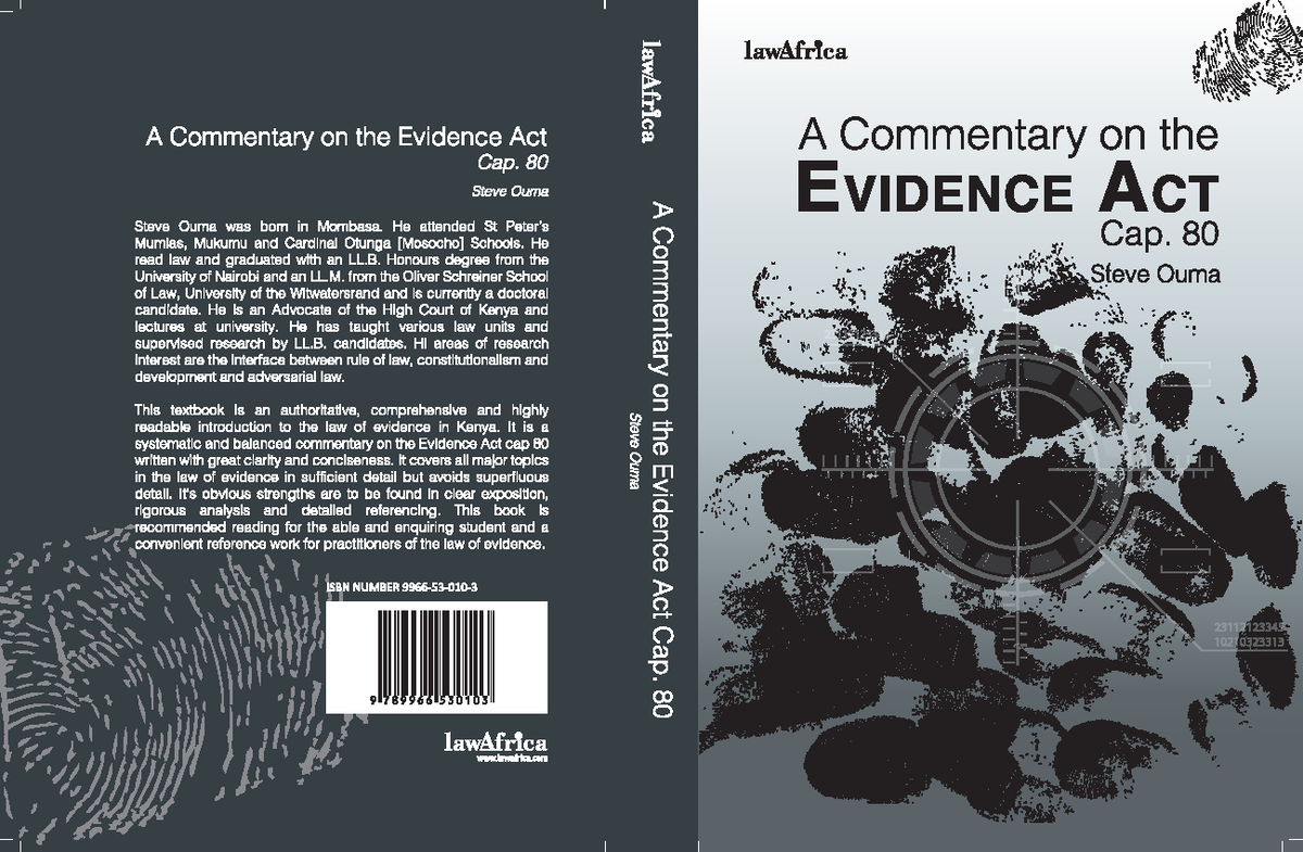 A commentary on the evidence act cap - Law - Studocu