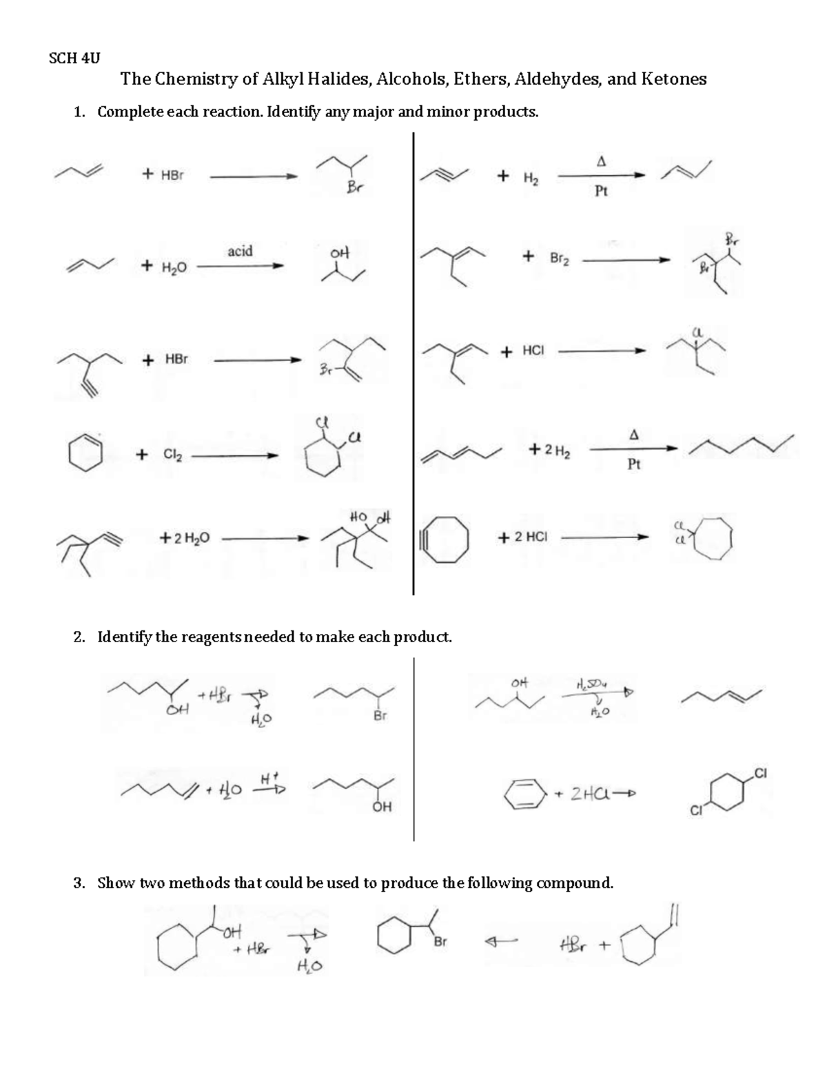 8 1 Types Of Organic Reactions Worksheet Answers The Chemistry Of 8-1-types-of-organic-reactions-worksheet-answers-the-chemistry-of