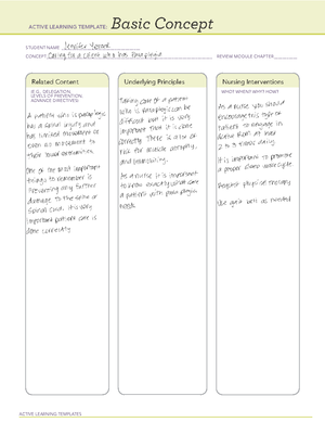 ATI EF Sensory Perception Notes - ATI Engage Fundamentals - Sensory ...