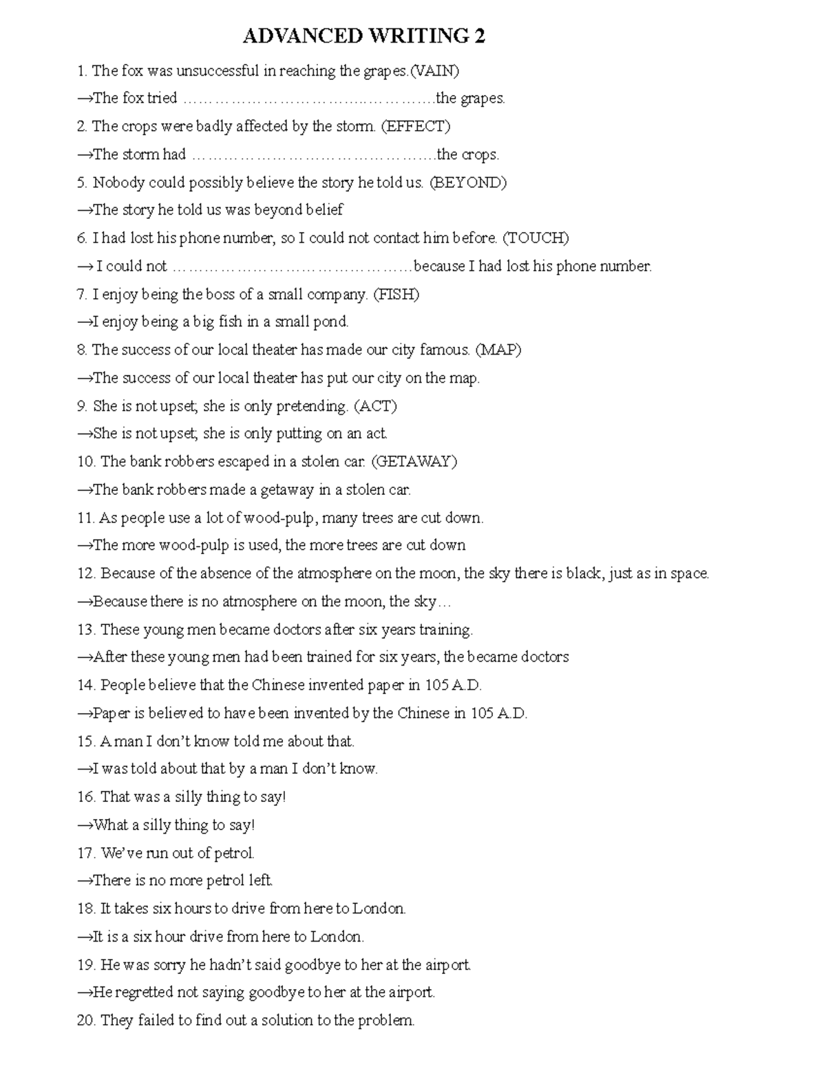 Writing(advanced)2 bai nay oke lam nha, chuc hoc tot , da lam roi ...