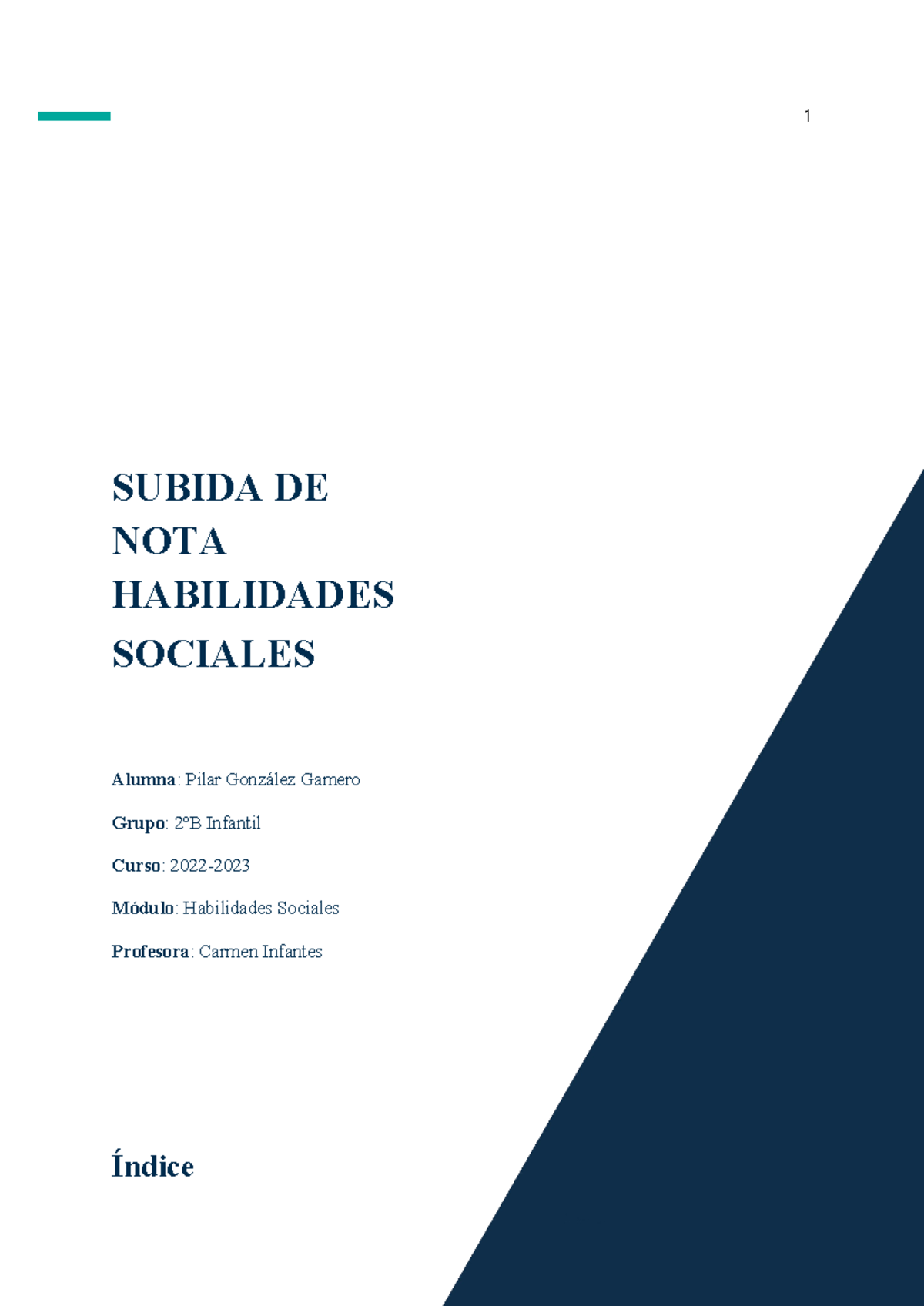 Habilidadessociales - Trabajo subida de nota habilidades sociales - 1 SUBIDA DE NOTA HABILIDADES ...
