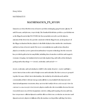 Mathematics 271 Review - Tamela Guy MATHEMATICS MATHEMATICS_271_REVIEW ...