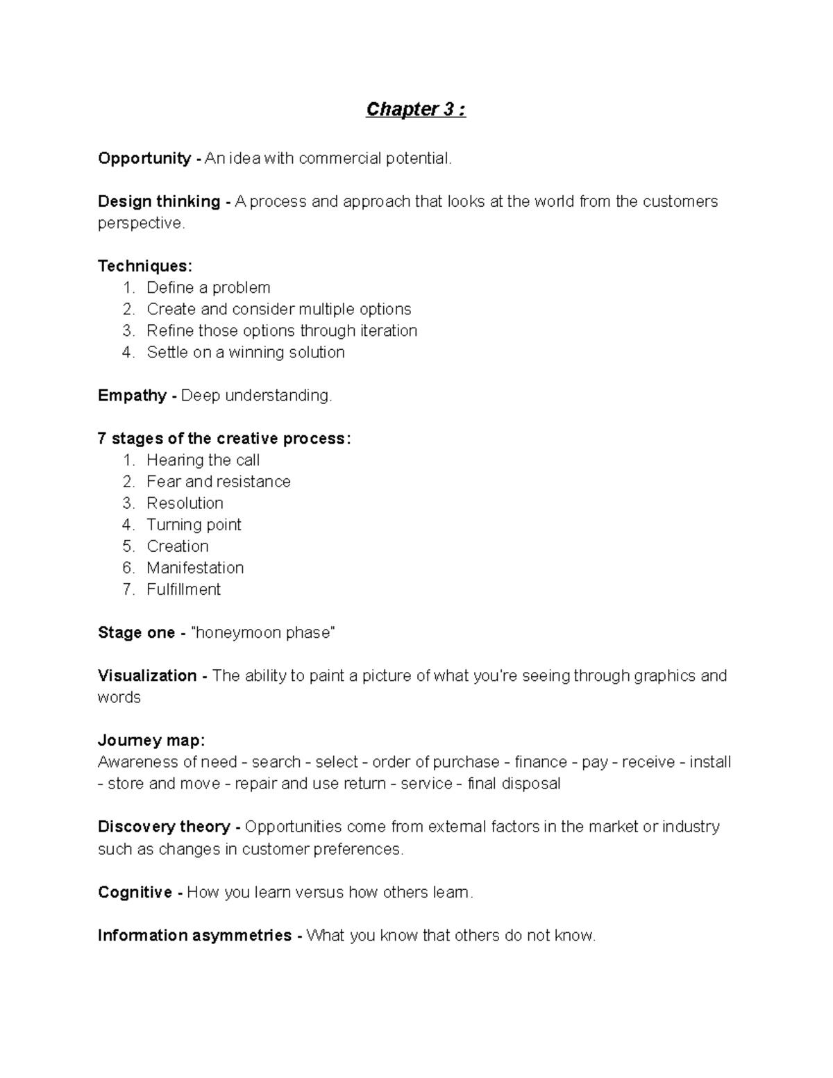 Chapter 3 - Managing Entrepreneurial Growth - Chapter 3 : Opportunity ...