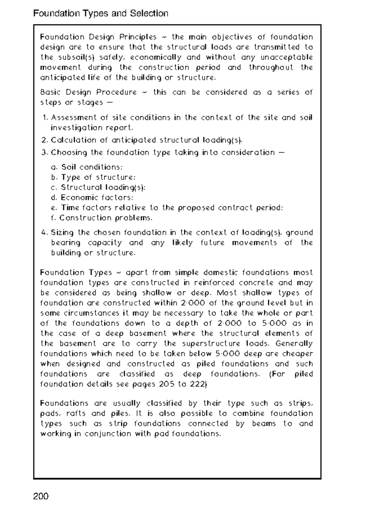 Foundation types notes - Foundation Design Principles ~ the main ...