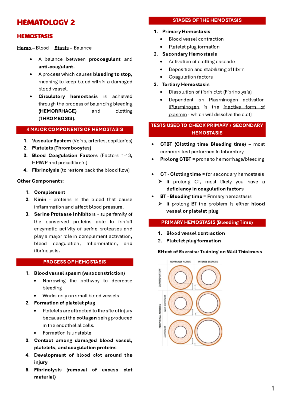 HEMA 2 compiled notes - Summary BS Medical Laboratory Science ...