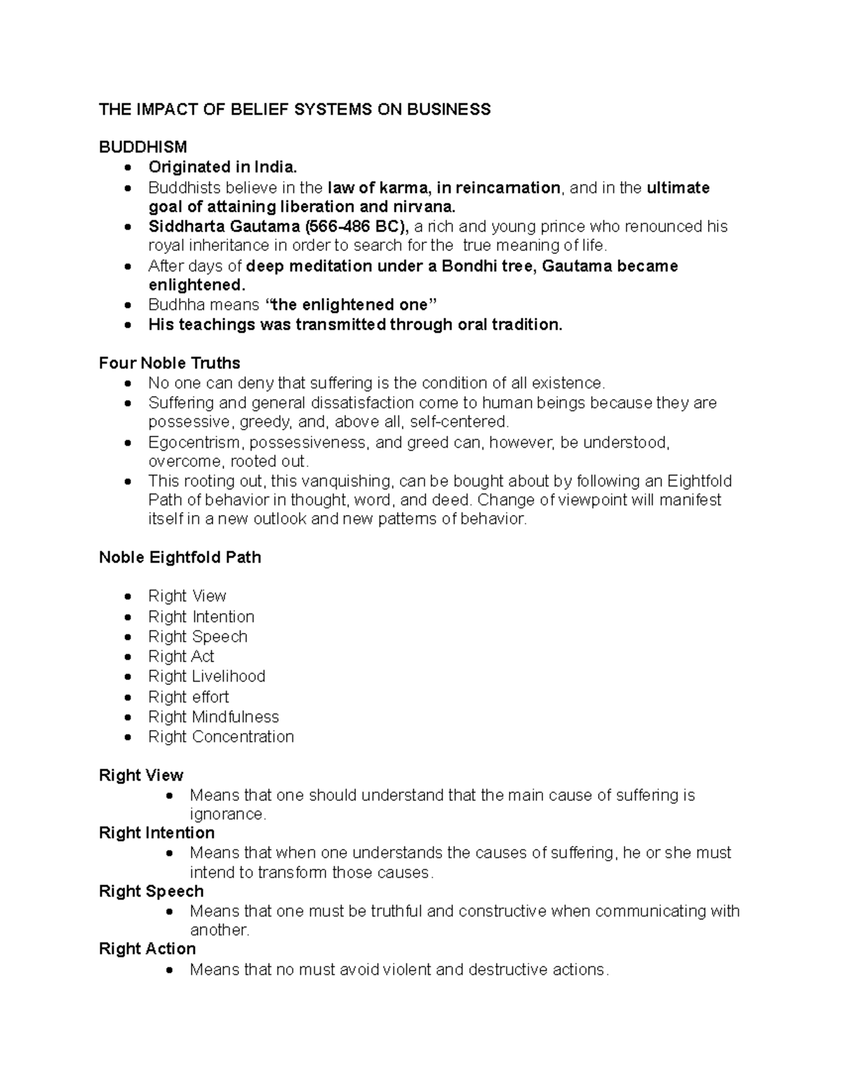 The Impact of Belief Systems on Business - THE IMPACT OF BELIEF SYSTEMS ...