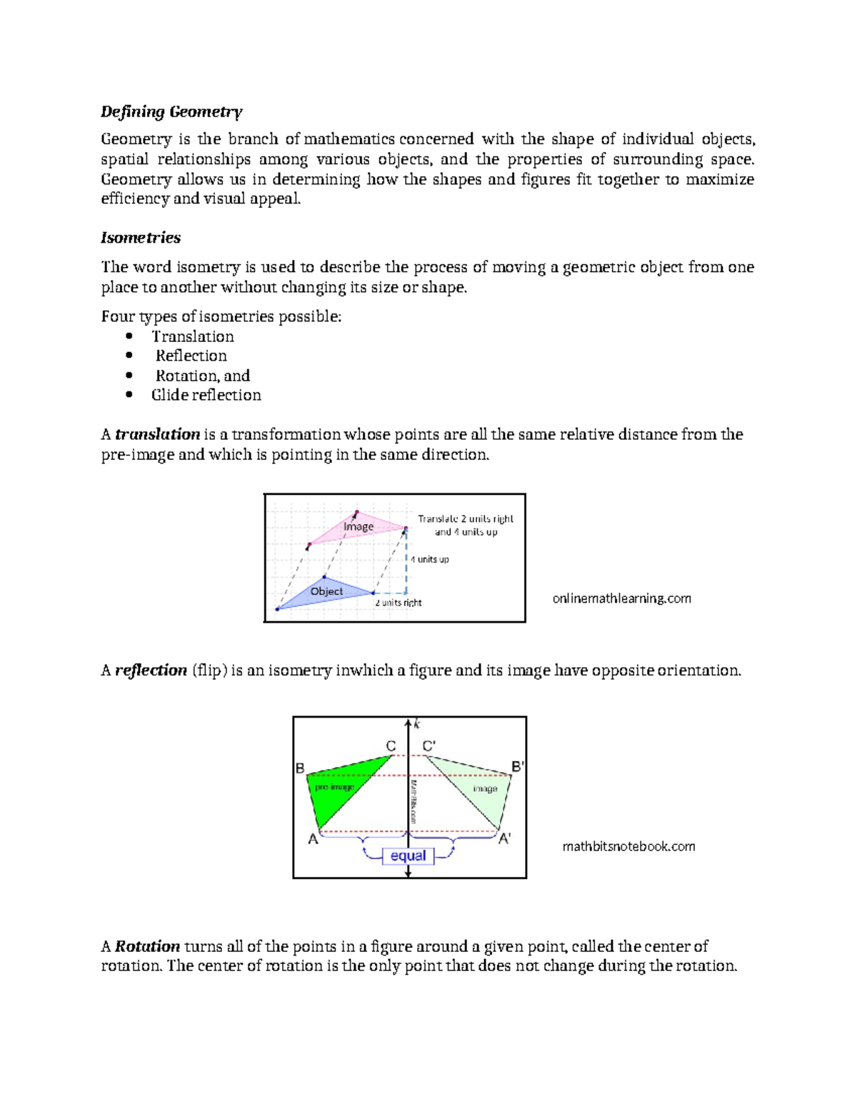 Defining-Geometry - about the defining of geometry - Defining Geometry Geometry is the branch of ...