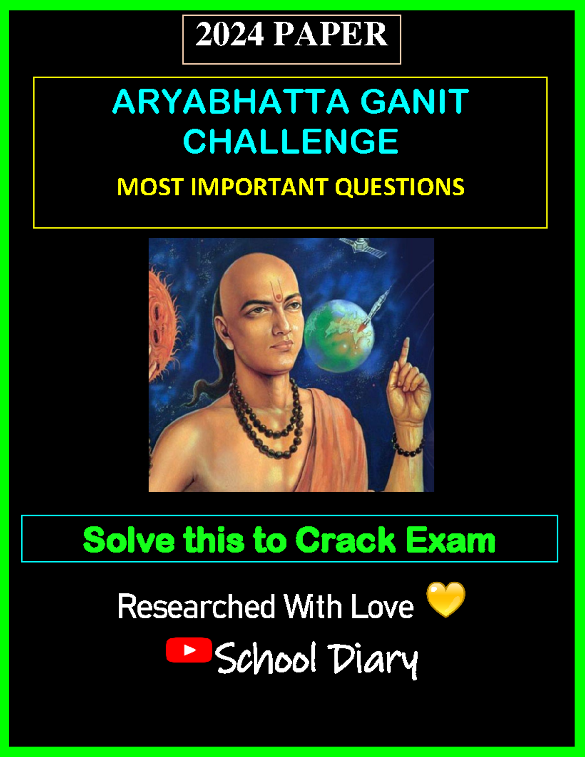 Aryabhatta Ganit Challenge 2024 - 2024 PAPER ARYABHATTA GANIT CHALLENGE MOST IMPORTANT QUESTIONS ...