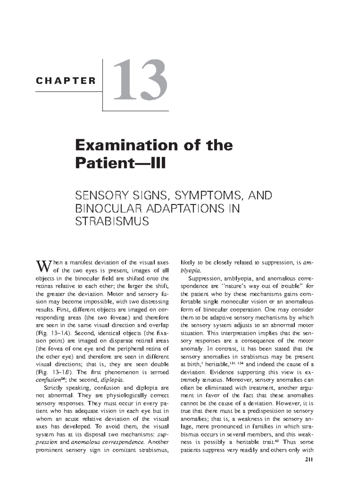 Ch 13 Examination of the patient 3 - C H A P T E R 13 Examination of the Patient—III SENSORY ...