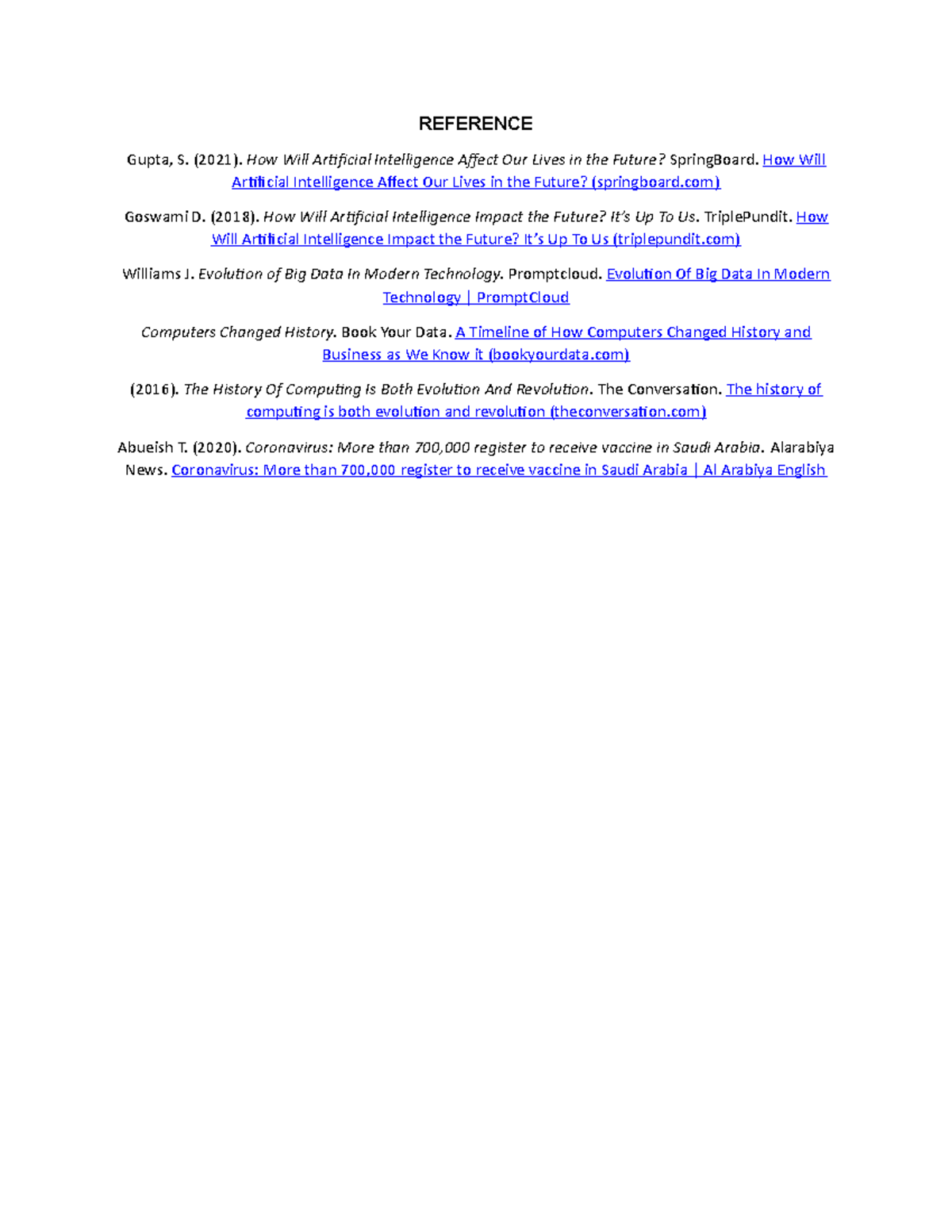 References - NOTES FOR LECTURE ON THE SUBJECT OF MATH 154 HERE YOU WILL ...