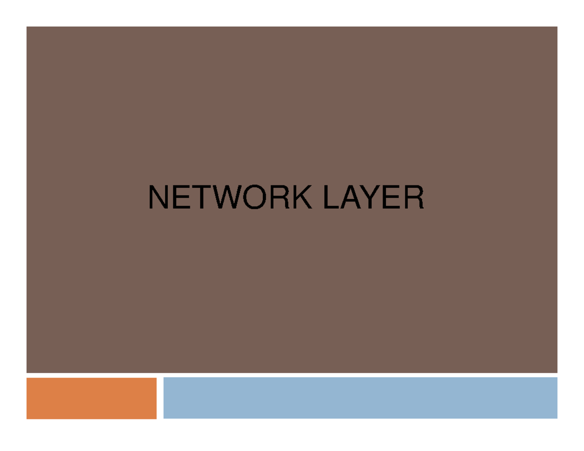 21 Network Layer I Ganga Network Layer Recap Ftp Smtp Ssh Tcp Udp Ip Ethernet 1217