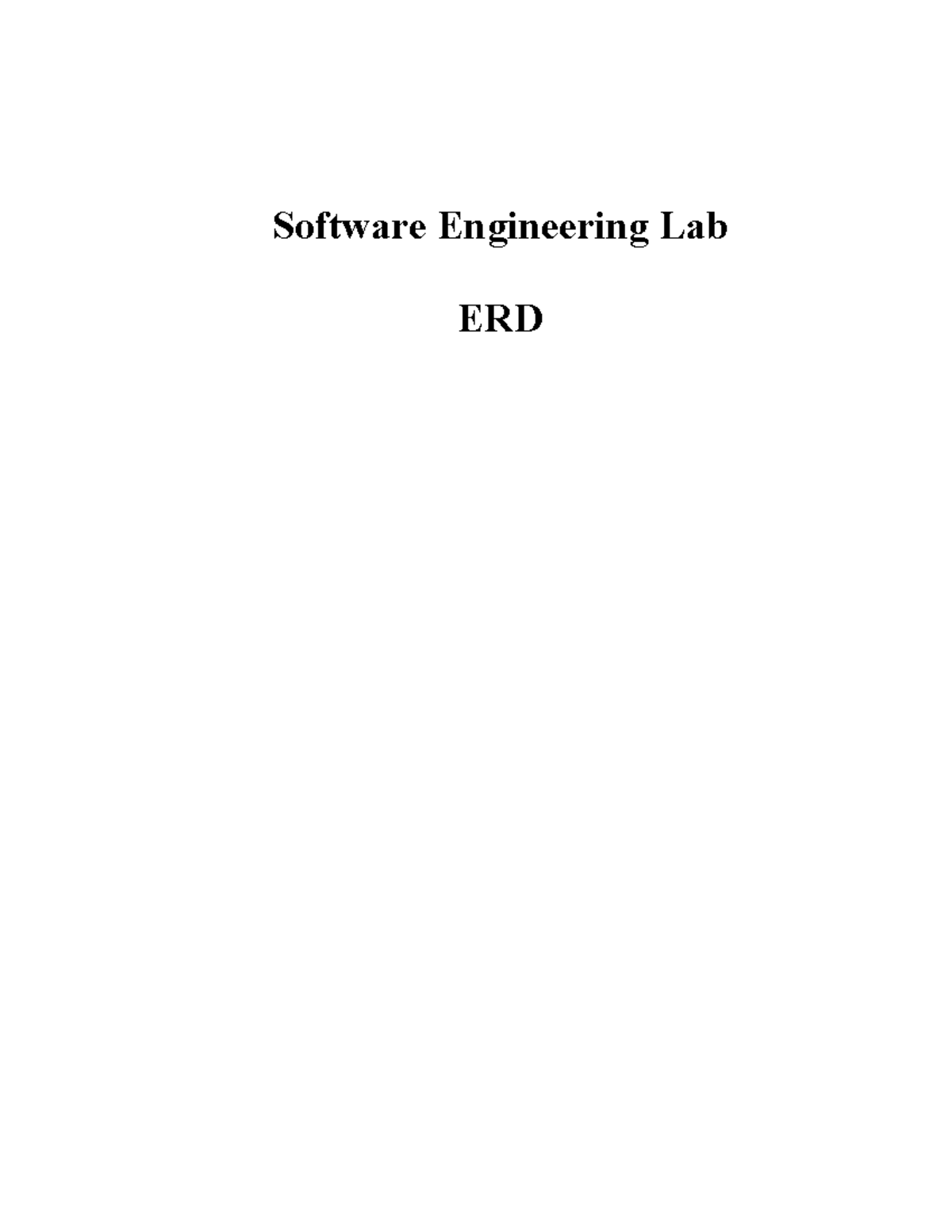 ERD Diagram Notes - likeand subscribe - Software Engineering Lab ERD ...