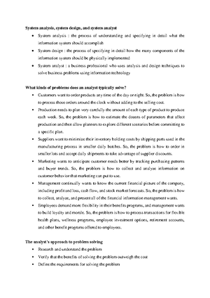 SDLC dan Use case - Catatan SDLC dan Use Case - System development life cicle (SDLC) : the ...