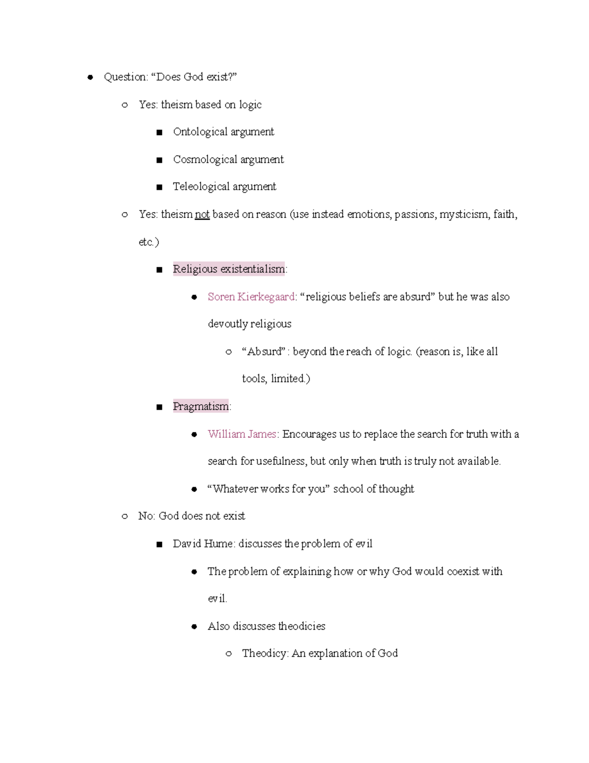 Intro To Phl Pt 4 Question Does God Exist Yes Theism Based On