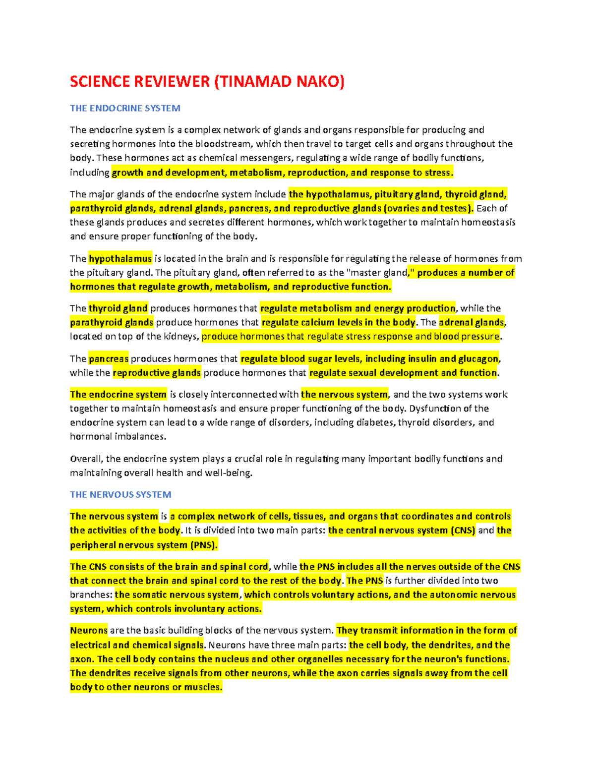 Grade 10 3rd Quarter Science Reviewer - SCIENCE REVIEWER (TINAMAD NAKO ...