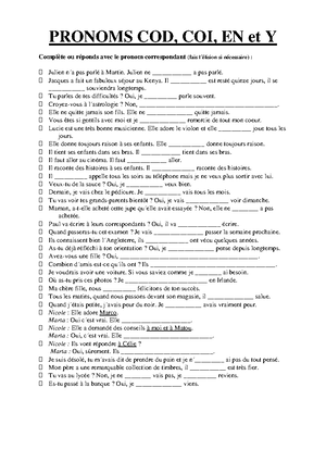 Cod-coi - Cod coi exercises - En français, comme en anglais, il y a des ...