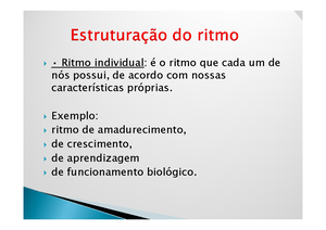 Ritmo E Dança - Resumo com perguntas e respostas da prova - RITMO E ...
