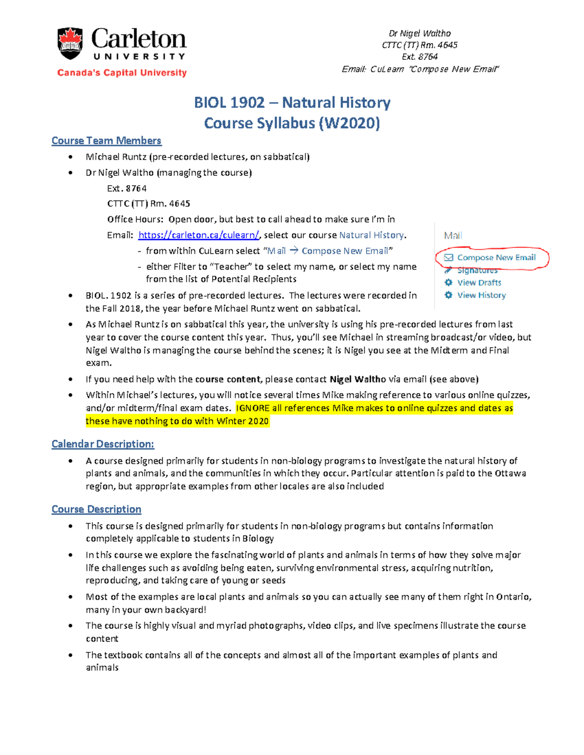 Biol 1902 W2020 Syllabus Warning Tt Undefined Function 32 Warning Tt Undefined Function