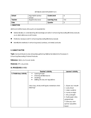 Semi-Detailed-Lesson-Plan - Semi-Detailed Lesson Plan I. OBJECTIVES At ...