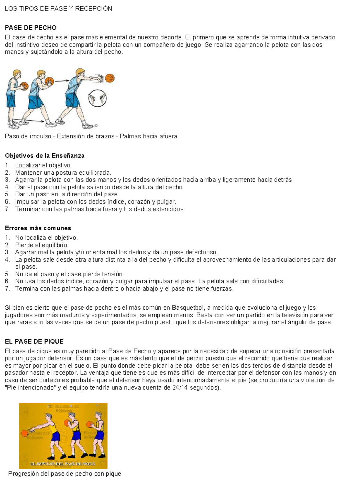 LOS Tipos DE PASE Y Recepción - LOS TIPOS DE PASE Y RECEPCIÓN PASE DE ...