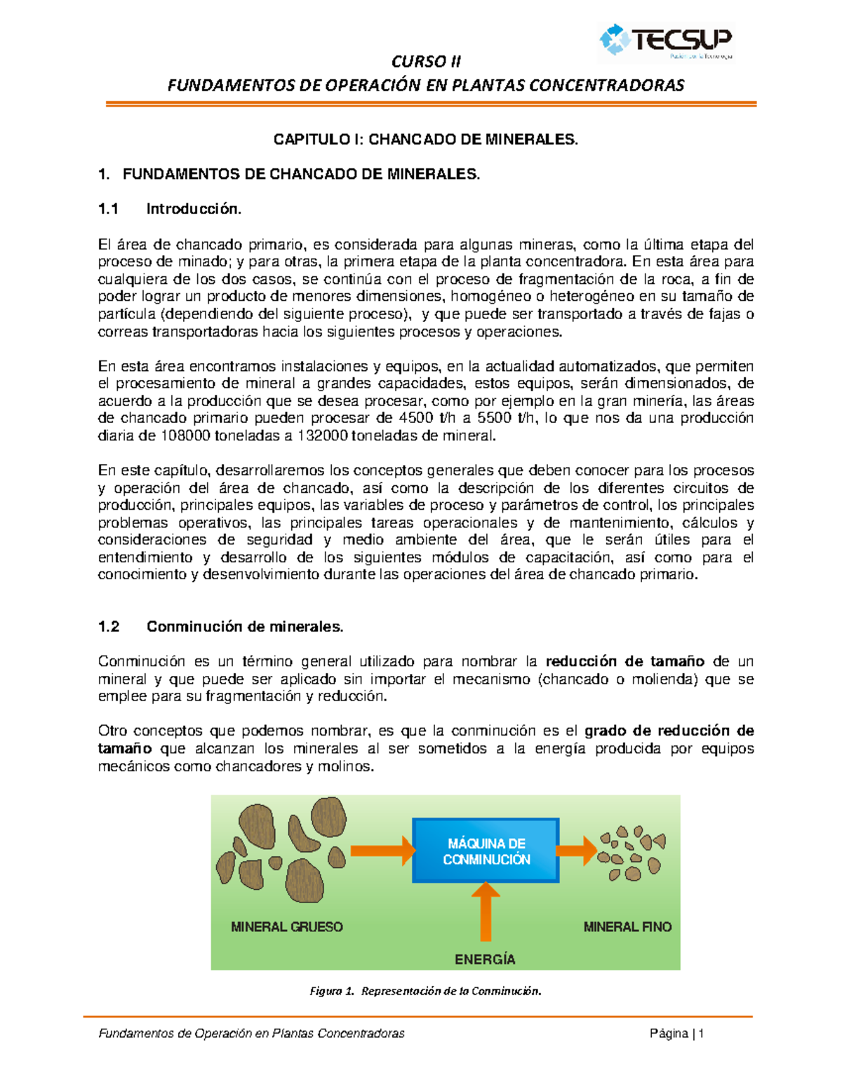 Trituracion DE Minerales - Mecanismos DE Chancados - Equipos - Analisis ...
