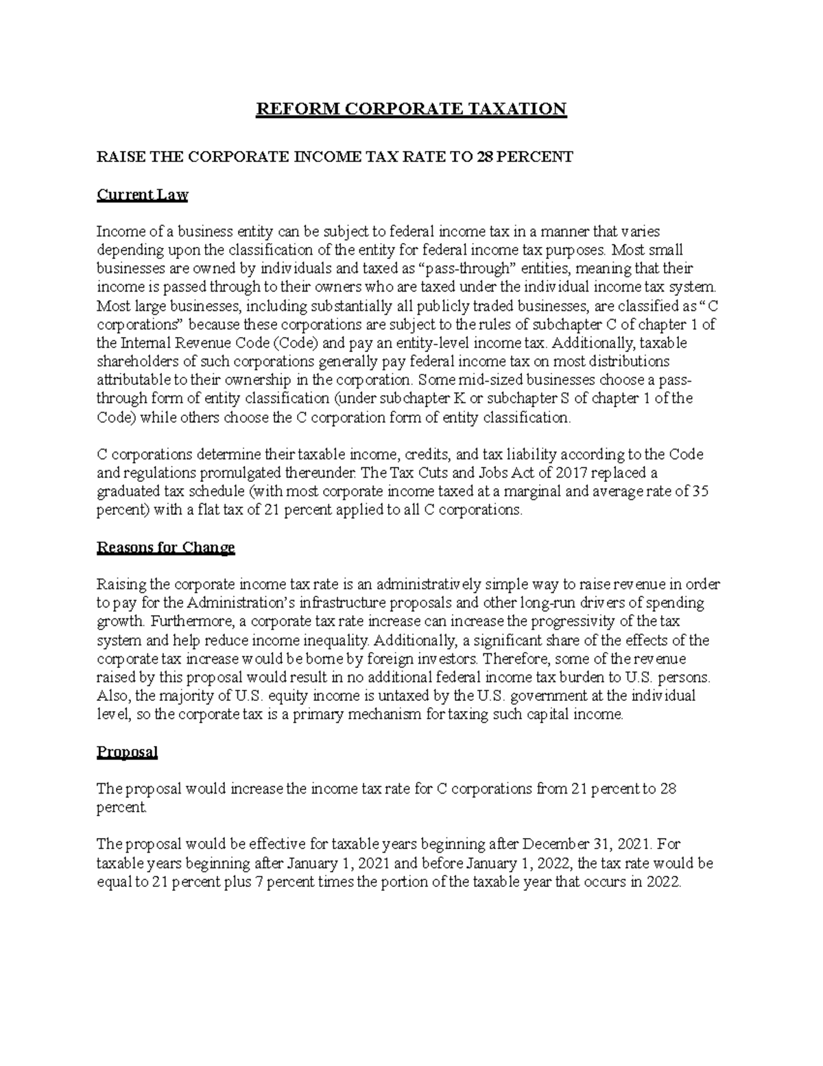 Revenue Proposals - Studocu
