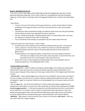 6-25 (The Great War, Part 3, US Enters the War) - HIST 6190 - Studocu