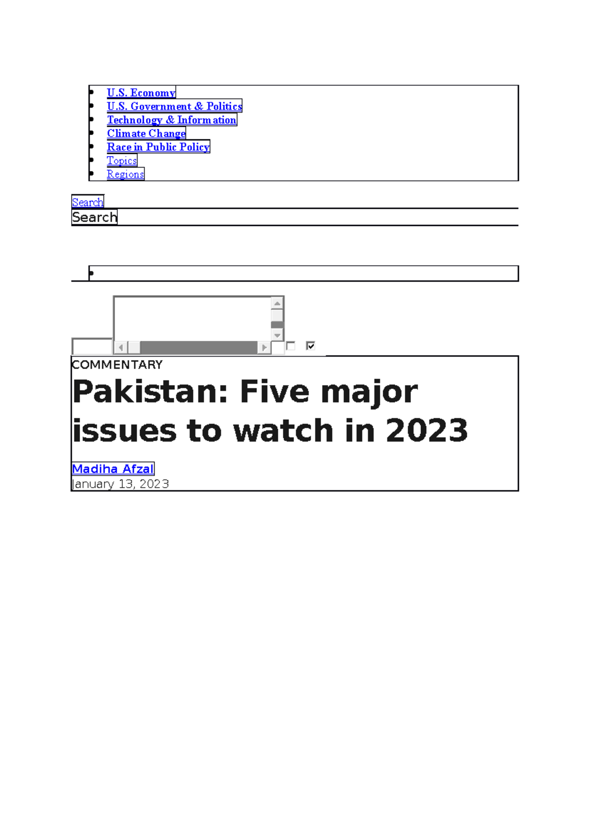 Five major issues to watch pakistan 2023 - U. Economy U. Government ...
