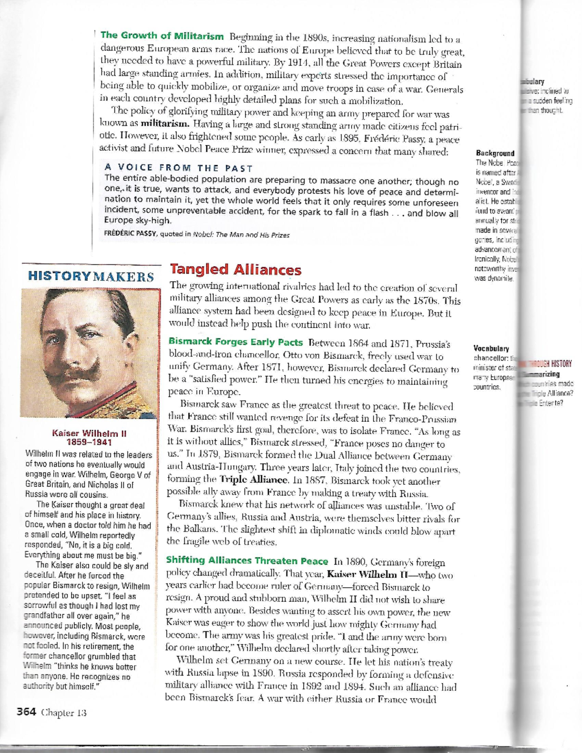 WW1 p364 - Summary US History to 1865 - His 202 - Studocu