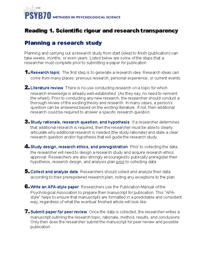 Lecture 4 Measurement Theory and Survey Design - Lecture Notes ...